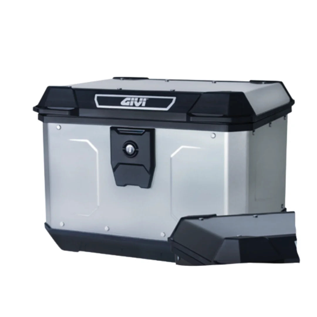GIVI Matterhorn Aluminium Top Case 47 Litres-Silver – Riderz Planet